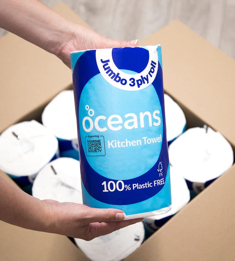 Eco-Friendlier Plastic Free Kitchen Roll - Oceans Plastic Free