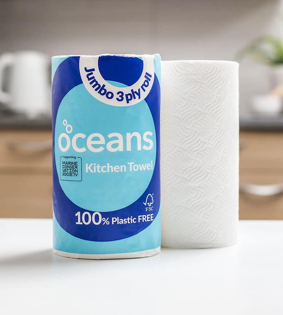 Eco-Friendlier Plastic Free Kitchen Roll - Oceans Plastic Free